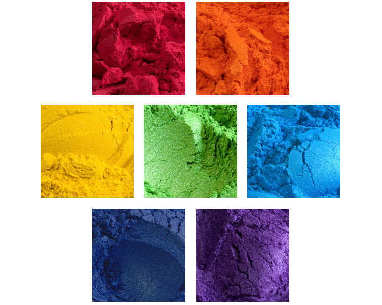 Mad Micas Color Collections. Assorted Mica & Pigments