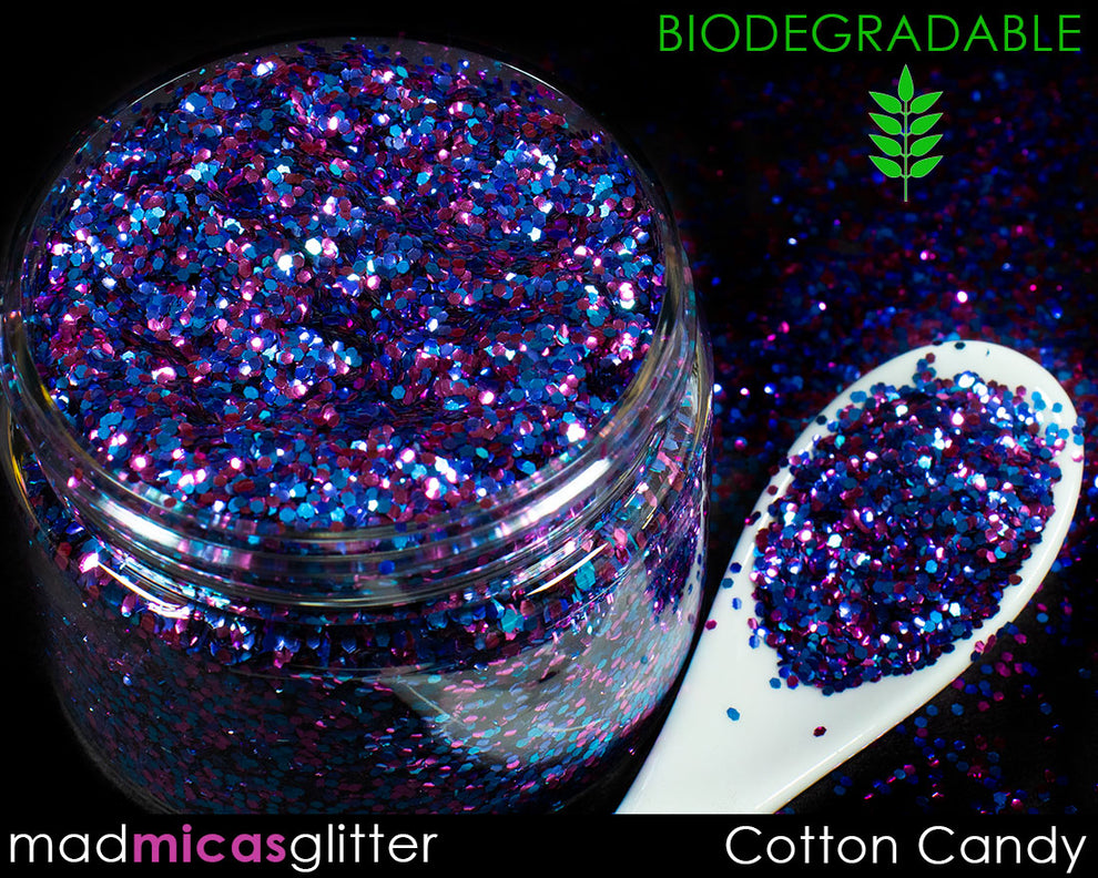 Cotton Candy Biodegradable Glitter Mix – Mad Micas