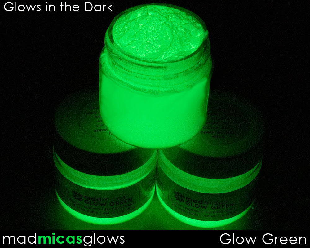Glow Green - Glow In The Dark Pigment – Mad Micas