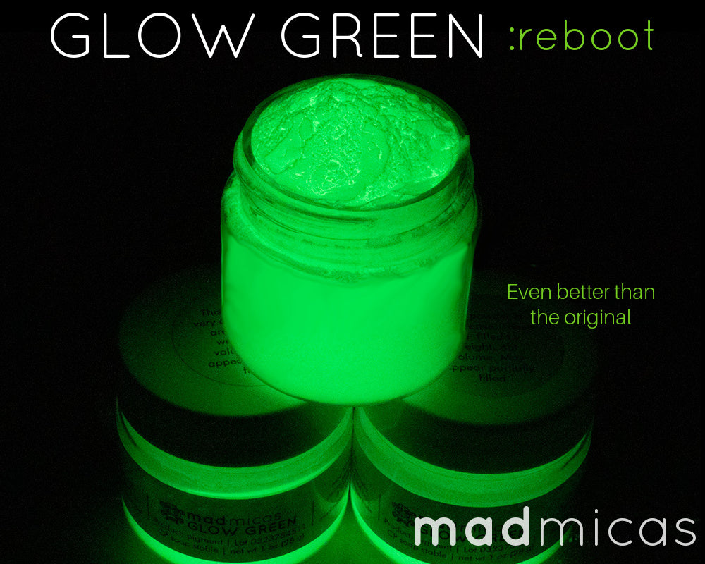 Glow Green - Glow In The Dark Pigment – Mad Micas