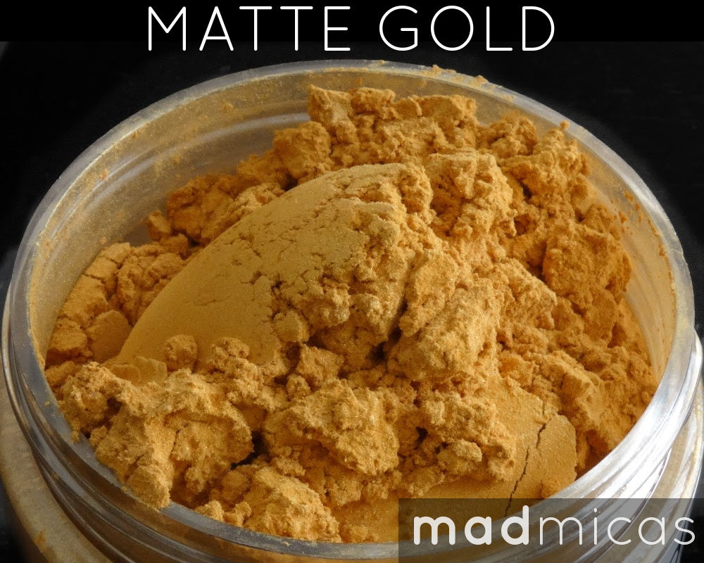 Premium Matte Gold Mica – Mad Micas