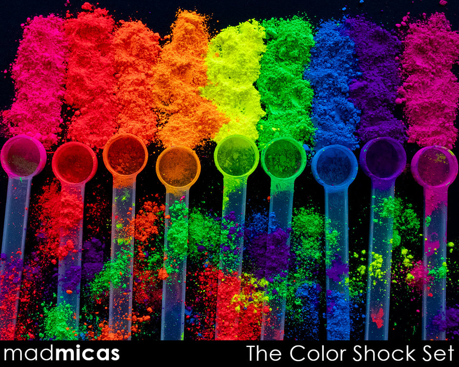 Mad Micas Color Collections. Assorted Mica & Pigments